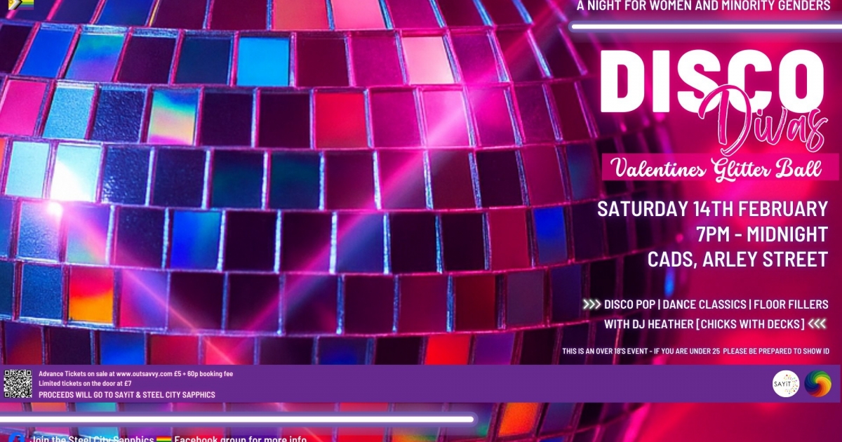 Disco Divas Valentines Glitter Ball → Our Favourite Places – Sheffield ...